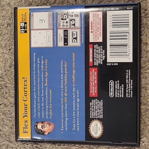 Nintendo | Video Games & Consoles | Vintage Nintendo Ds Brain Age 2 ...